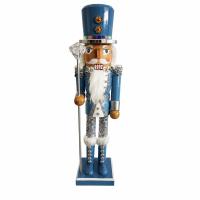 China Custom Blue Silver Royal Nutcracker for sale