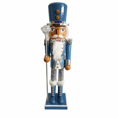China Custom Blue Silver Royal Nutcracker for sale
