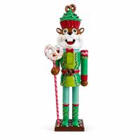 China Custom Green Red Holiday Mouse Nutcracker for sale