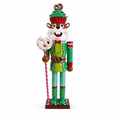 China Custom Green Red Holiday Mouse Nutcracker for sale