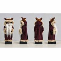 China Custom Hooded Winter Owl Nutcracker Figure for Christmas Display for sale