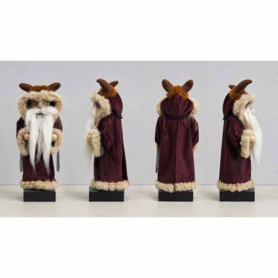 China Custom Hooded Winter Owl Nutcracker Figure for Christmas Display for sale