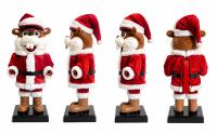 China Custom Monkey Santa Nutcracker for Christmas Display for sale