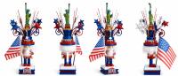 China Custom Patriotic USA Fireworks Nutcracker for Display for sale