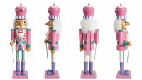 China Custom Pink Pastel Royal Nutcracker for Christmas Display for sale