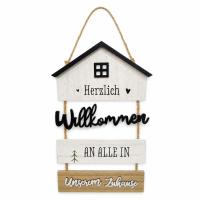 China Custom German Style Wooden House Hanging Ornament Model 232 for sale
