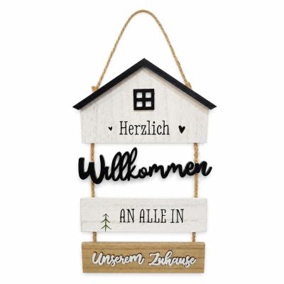 China Custom German Style Wooden House Hanging Ornament Model 232 for sale
