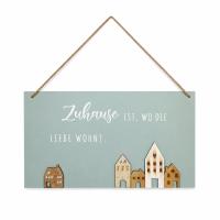 China Custom German Style Wooden House Hanging Ornament Model 235 for sale