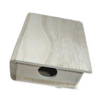 China Custom White Wooden Birdhouse Garden Decoration Model 437 for sale