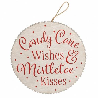 China Custom Wooden Christmas Word Hanging Sign Model 229 for sale