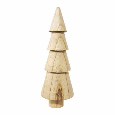 China Colorful Wooden Christmas Tree Table Decoration Model 285 for sale