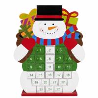 China Custom Wooden Christmas Countdown Calendar Model 336 for sale