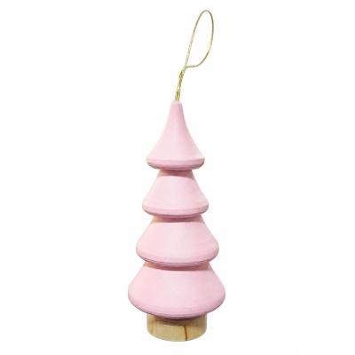 China Colorful Wooden Christmas Tree Table Decoration Model 286 for sale