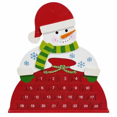 China Custom Wooden Christmas Countdown Calendar Model 333 for sale