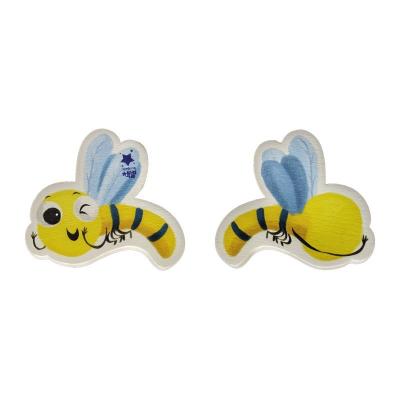 China Cute Yellow Striped Bee Wooden Decoration for sale