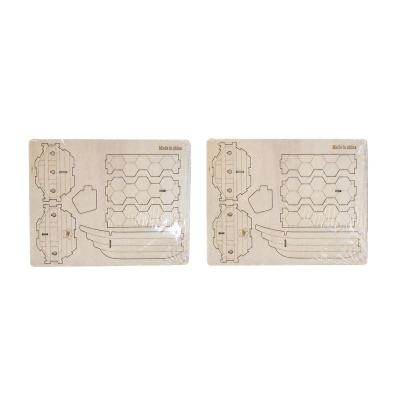 China Wooden Dragon Boat Model Puzzle Kit for sale