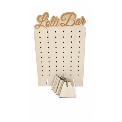 China Hello Baby Wooden Display Board Stand for sale