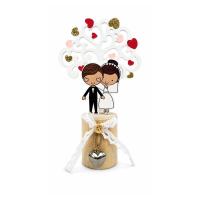 China Personalized Wooden Wedding Tree Couple Decoration for sale