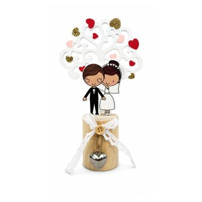 China Personalized Wooden Wedding Tree Couple Decoration for sale