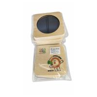 China Packaged Travel Themed Wooden Coaster Set for sale