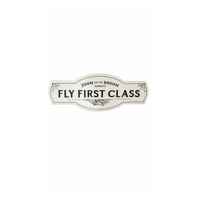 China Vintage Fly First Class Wooden Travel Sign for sale