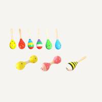 China Colorful Wooden Maracas for Early Music Learning for sale