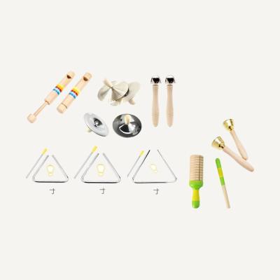 China Kids Percussion Set with Bells Cymbals and Triangles for sale