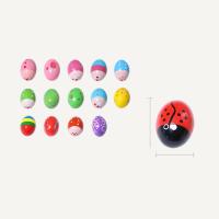 China Painted Wooden Egg Shakers for Kids for sale