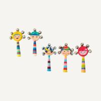 China Cartoon Wooden Jingle Bell Stick for Kids for sale
