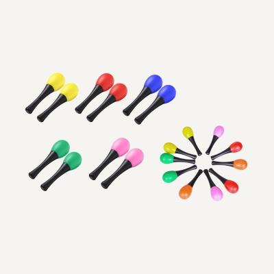 China Colorful Plastic Maracas Pair for Children for sale