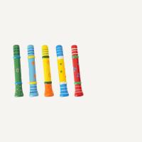 China Colorful Wooden Double Ended Whistle for Kids for sale