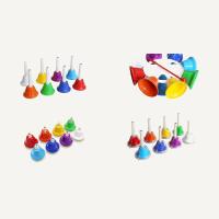 China Colorful Hand Bell Set for Music Education for sale