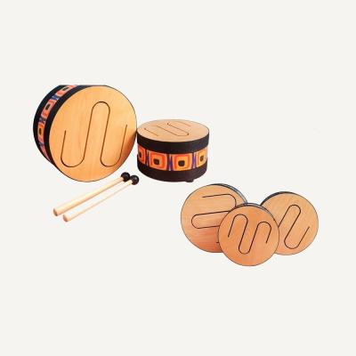 China Wooden Tongue Drum with Mallets for sale
