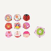 China Assorted Cartoon Wooden Tambourines for Children for sale