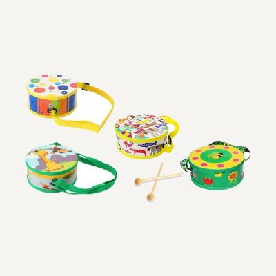 China Portable Cartoon Kids Drum with Adjustable Strap for sale