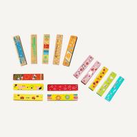 China Colorful Wooden Harmonica for Children for sale