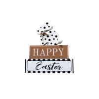 China Custom Easter Bunny Layered Sign with OEM/ODM Customization for Seasonal Retail and Mature Craftsmanship for sale