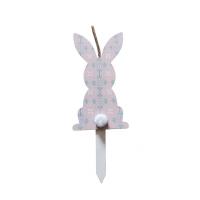 China Custom Polka Dot Bunny Hanging Stake with OEM/ODM Services for Seasonal Retail and Customizable Artwork for sale