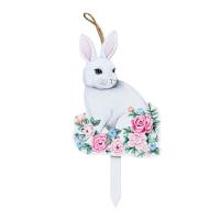 China Customizable Artwork Bunny Hanging Stake with OEM/ODM Services for Seasonal Retail Easter Decoration for sale