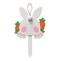 China Custom Bunny Tail Carrot Hanging Stake with OEM/ODM Customization for Seasonal Retail and Mature Craftsmanship for sale