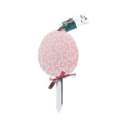 China Customizable Artwork Floral Easter Egg Hanging Stake with OEM/ODM Services for Seasonal Retail for sale