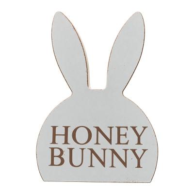 China Custom Honey Bunny Rabbit Head Sign with OEM/ODM Customization and Mature Craftsmanship for Seasonal Retail for sale