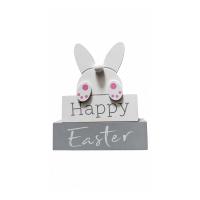 China Custom OEM/ODM Easter Bunny Feet Layered Sign with Mature Craftsmanship for Seasonal Retail for sale