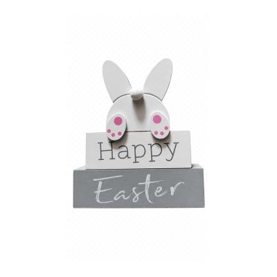China Custom OEM/ODM Easter Bunny Feet Layered Sign with Mature Craftsmanship for Seasonal Retail for sale