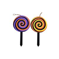 China Custom Spiral Candy Halloween Yard Stake with OEM/ODM Customization and Mature Craftsmanship for Seasonal Retail for sale