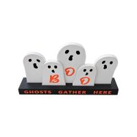 China Custom Ghosts Gather Here Table Sign with OEM/ODM Customization and Mature Craftsmanship for Seasonal Retail for sale