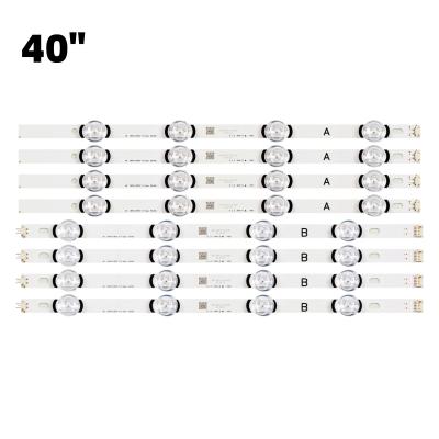 China 1- and 50000 Hour Working Lifetime XC-004 LED Backlight Strips 40 inch FOR LG innotek DRT 3.0 40'' B type Rev.1.2 140818 for sale