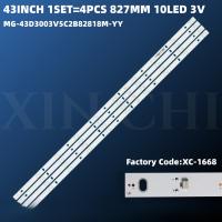 China XC-1668 Tiras Led Para Tv Ap43w Light Bar Mg-43d3003v5c2b82818m-Yy 43 Inch LCD TV LED Light Bar Aluminum Support Dimmer for sale