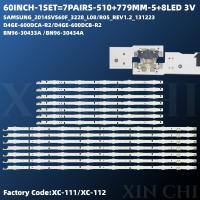 China XC-111 Led Tv Backlight Strip for D4GE-600DCA-R2 D4GE-600DCB-R2 UA60H6400 UN60H6300 UN60H6400 UN60H6350 Support Dimmer NO for sale