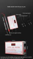China Professional LED TV Backlight Tester Tool for Quick Repair and Maintenance Working Temperature C 1 99 for sale